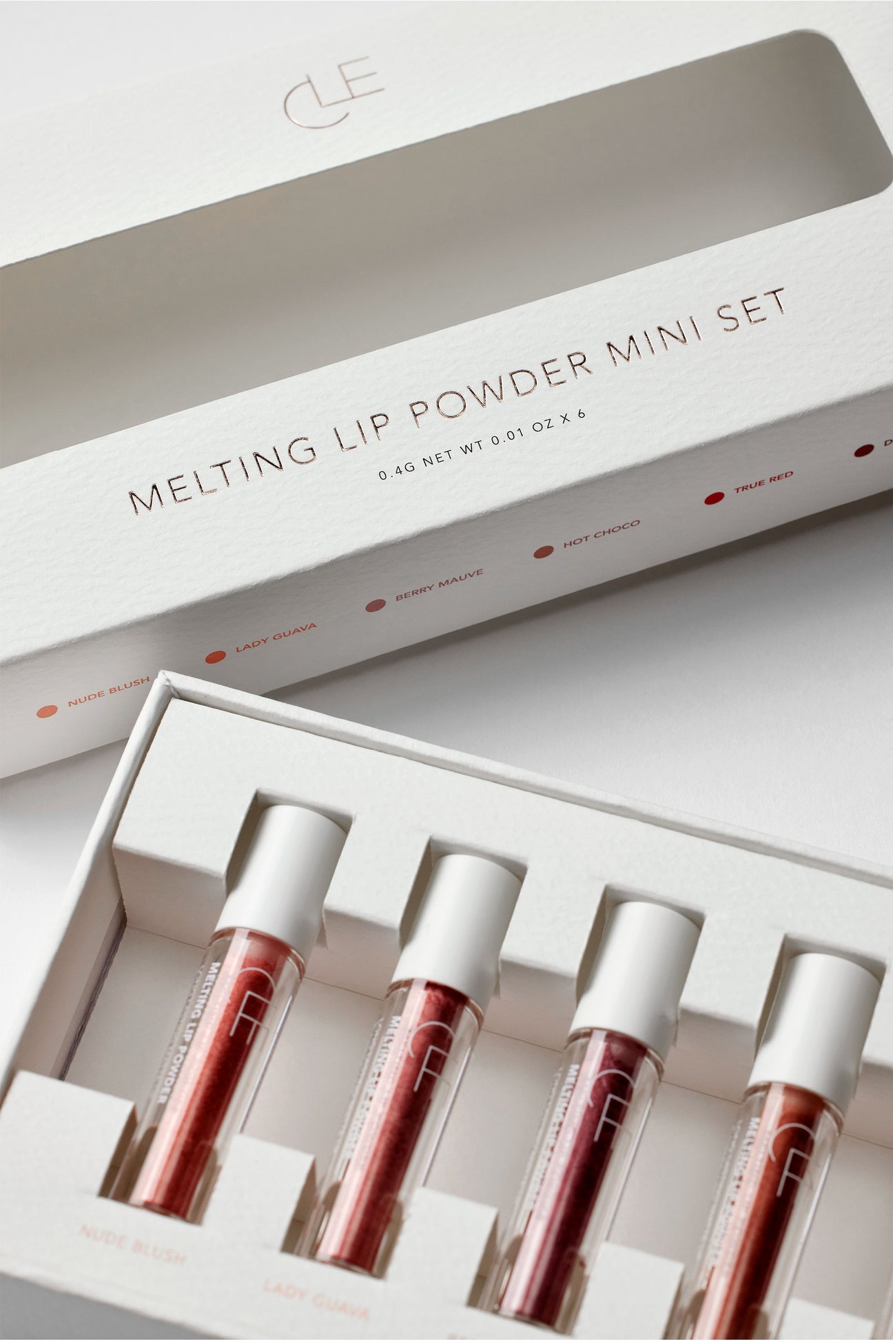 Paraben-Free Makeup | Melting Lip Powder Mini Set | CLE Cosmetics